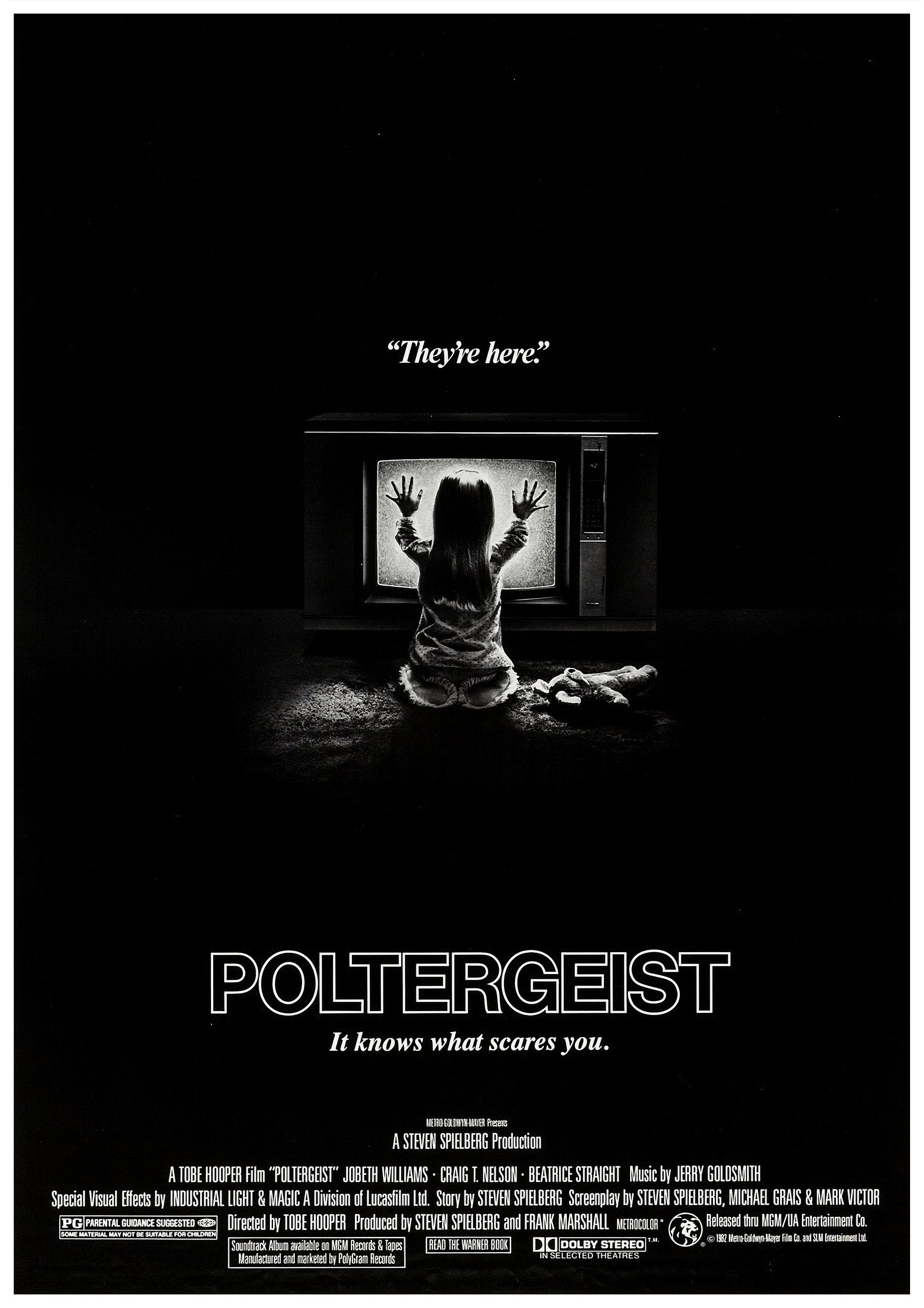 Poltergeist Vintage 1982 Slasher Horror Movie Poster, Print DIGITAL ...
