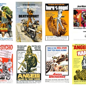 Cult Biker Gang Movie Posters - Outlaw Biker/motorcycle - Moviesretro ...