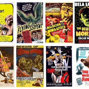 50 Vintage Horror Movie Posters Vol.2: Classic Cinema Art (digital ...