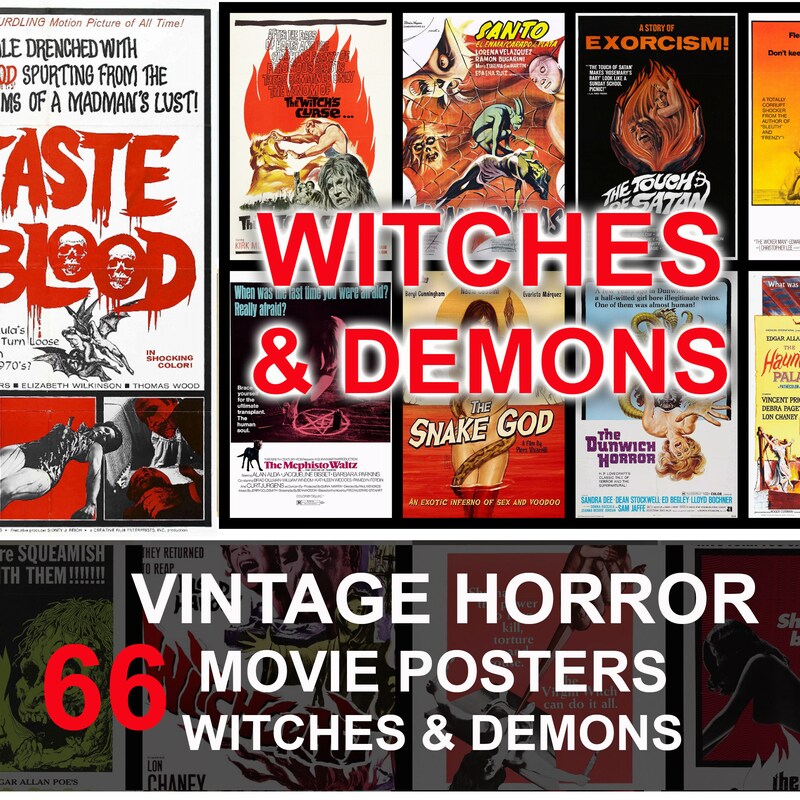 Horror Poster - Etsy