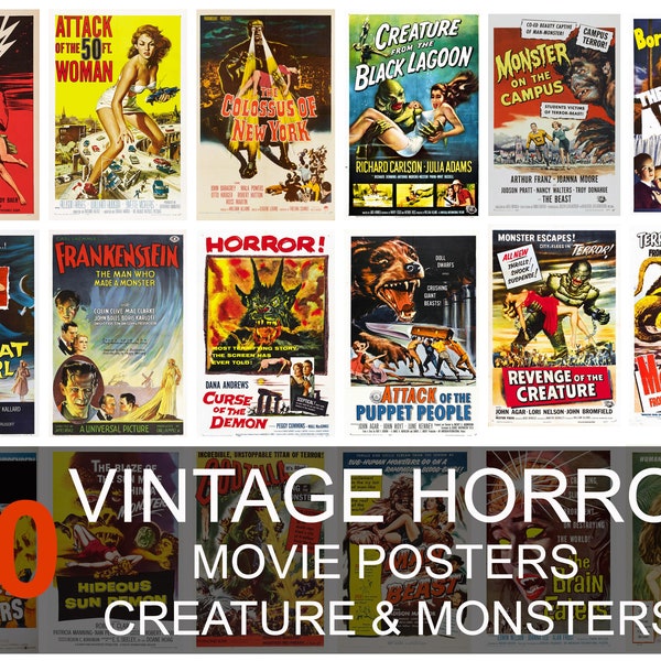 Horror Movie - Etsy