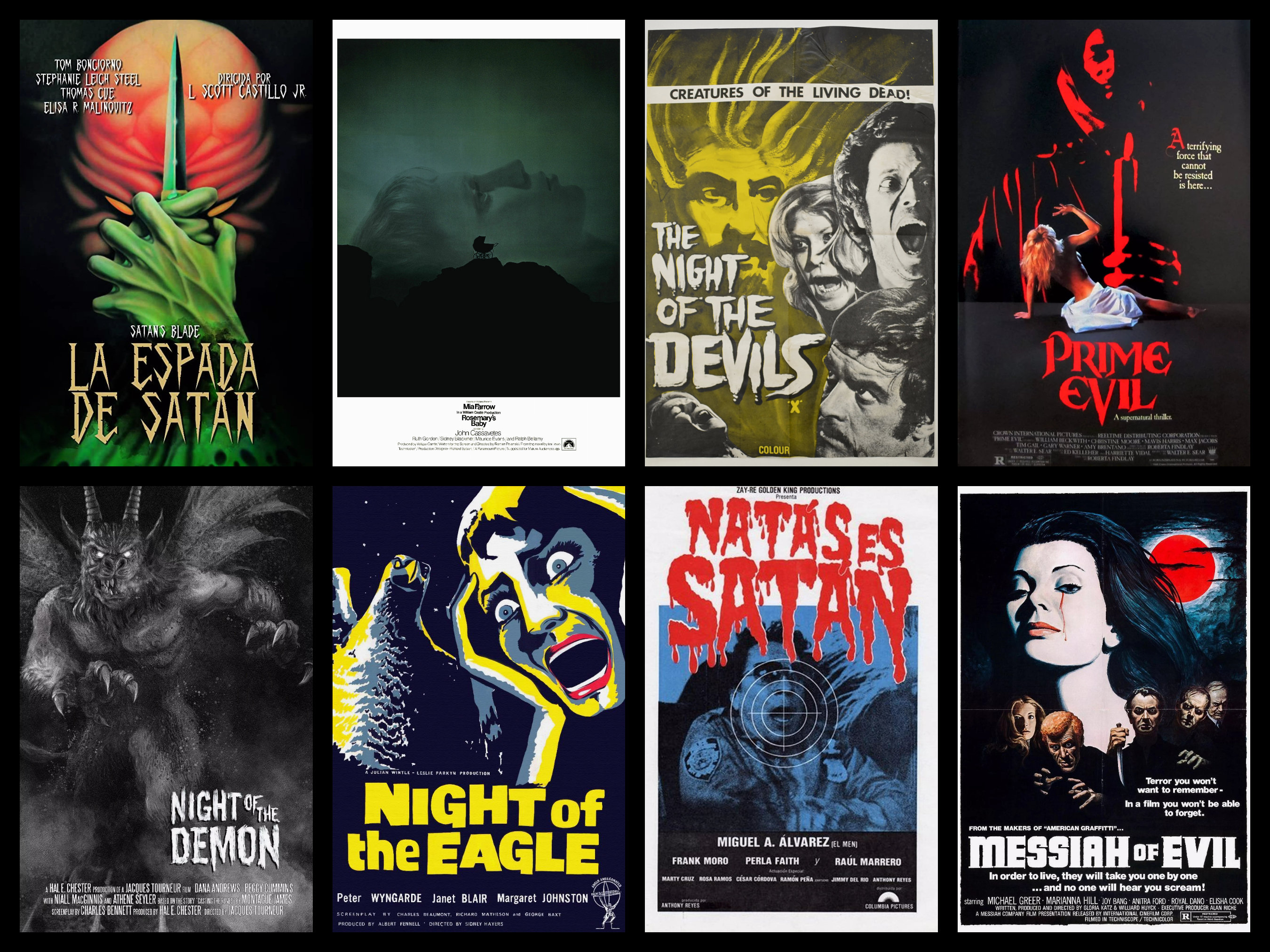 66 Witches & Demons Movie Posters Vintage Retro Horror Posters Retro ...