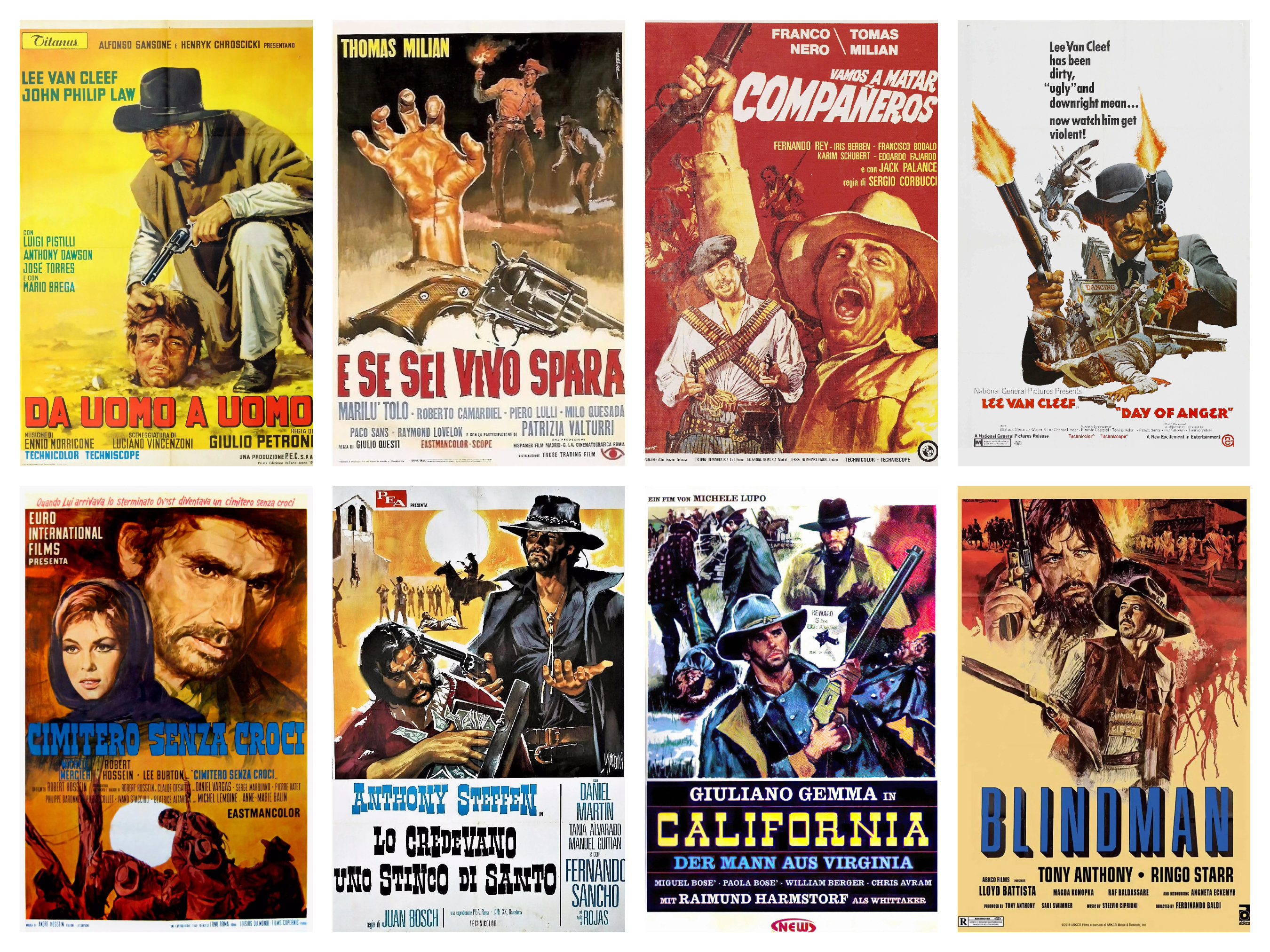 Spaghetti Western Movie Posters Cult Classic Movie Poster Movies Retro ...