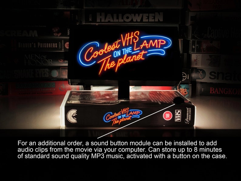 Basket Case VHS Lamp, Horror VHS Movie Lamp, Tapes 80s 90s, Night Light ...