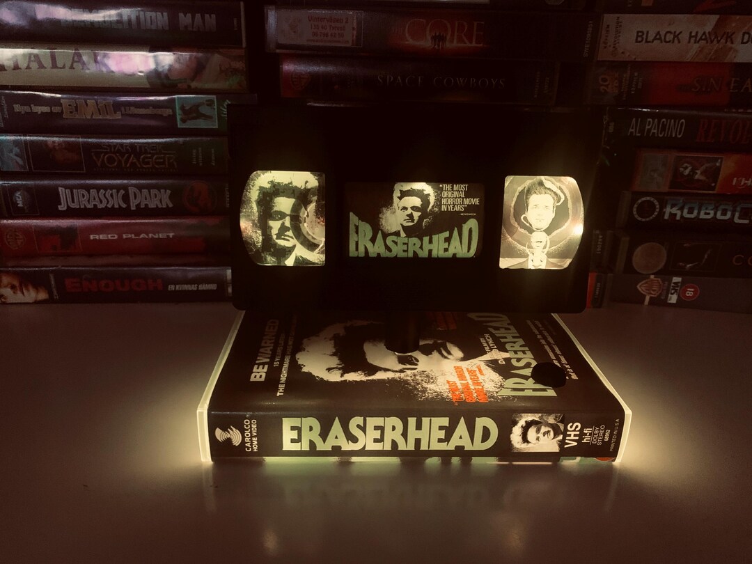 Buy Eraserhead VHS Lamp, Horror Retro Table Led VHS Lamp, 80s, Best ...