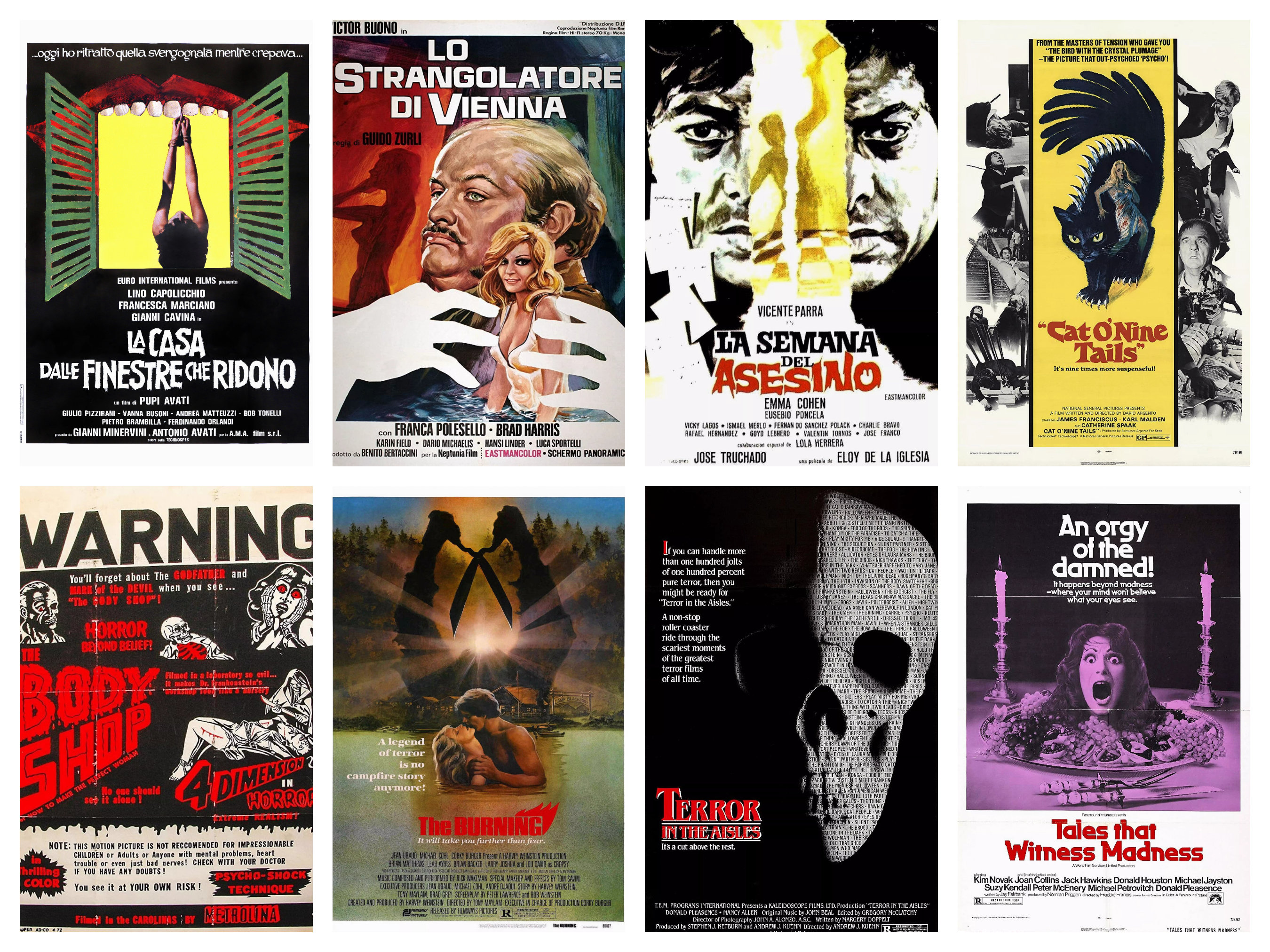 Horror Movie Poster, Slasher, Splatter, Retro Movie Poster, Vintage B ...