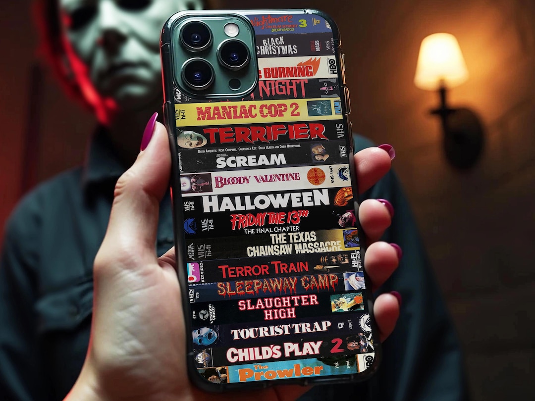 Horror Phone Case, Horror VHS Movie Phone Case, Gift for Horror Film ...
