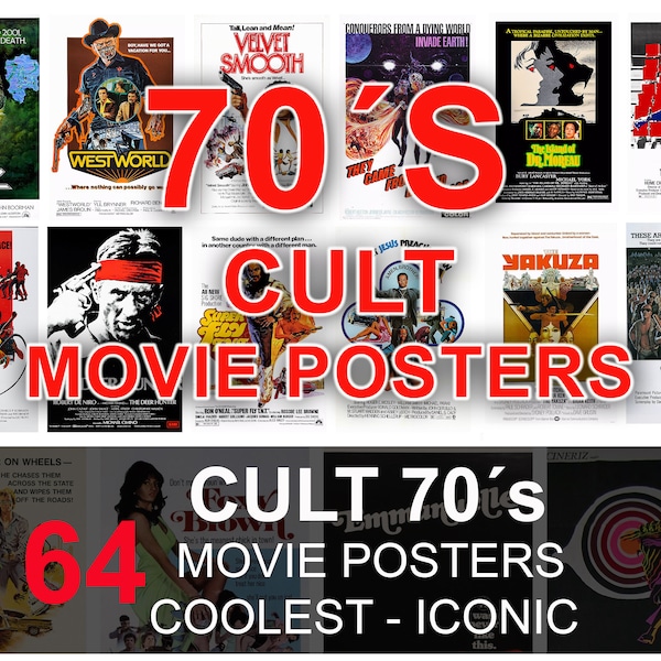 70s Movie Posters - Etsy