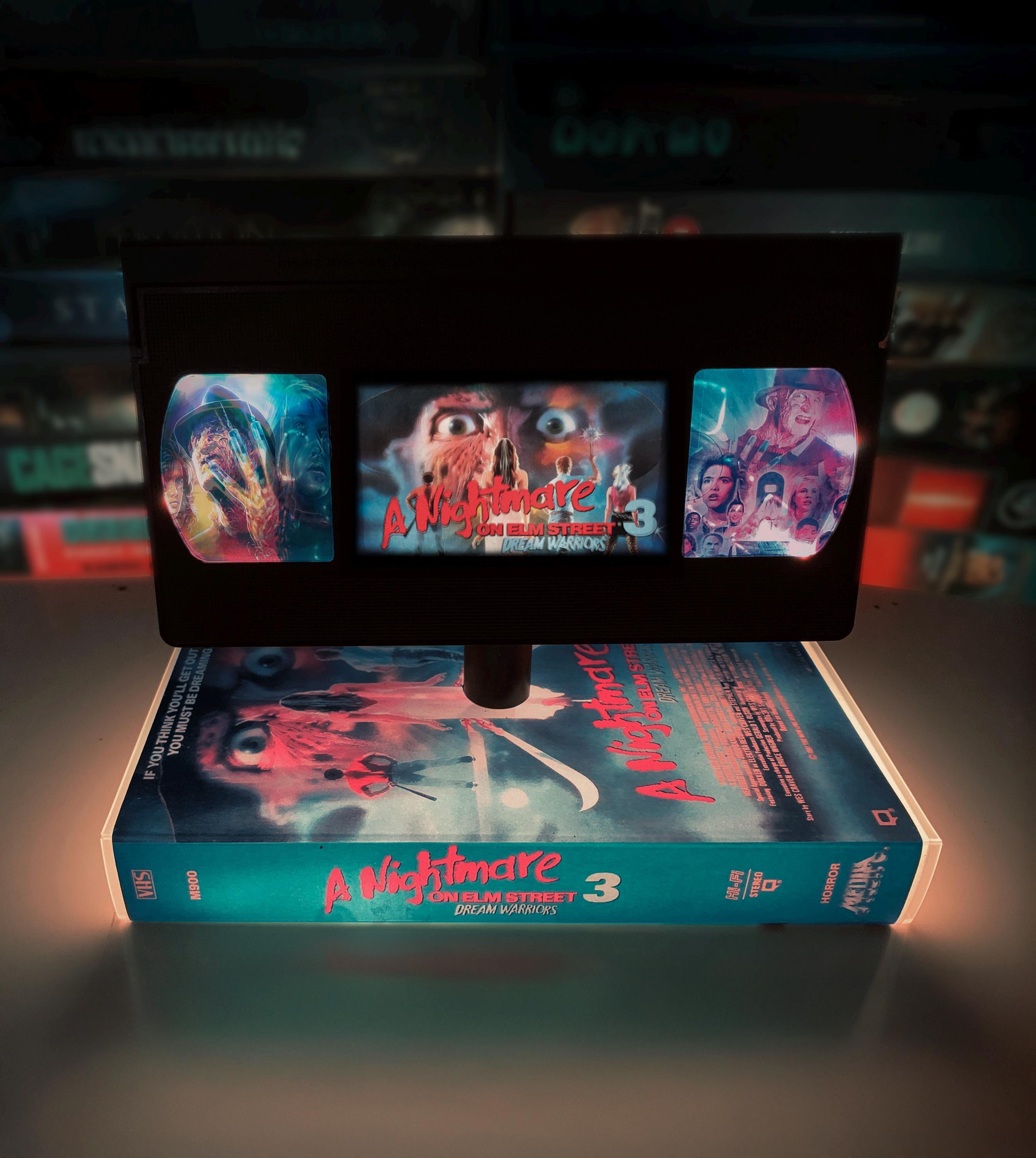 Freddy Krueger VHS Table Lamp: Nightmare on Elm Street 3 - Dream ...