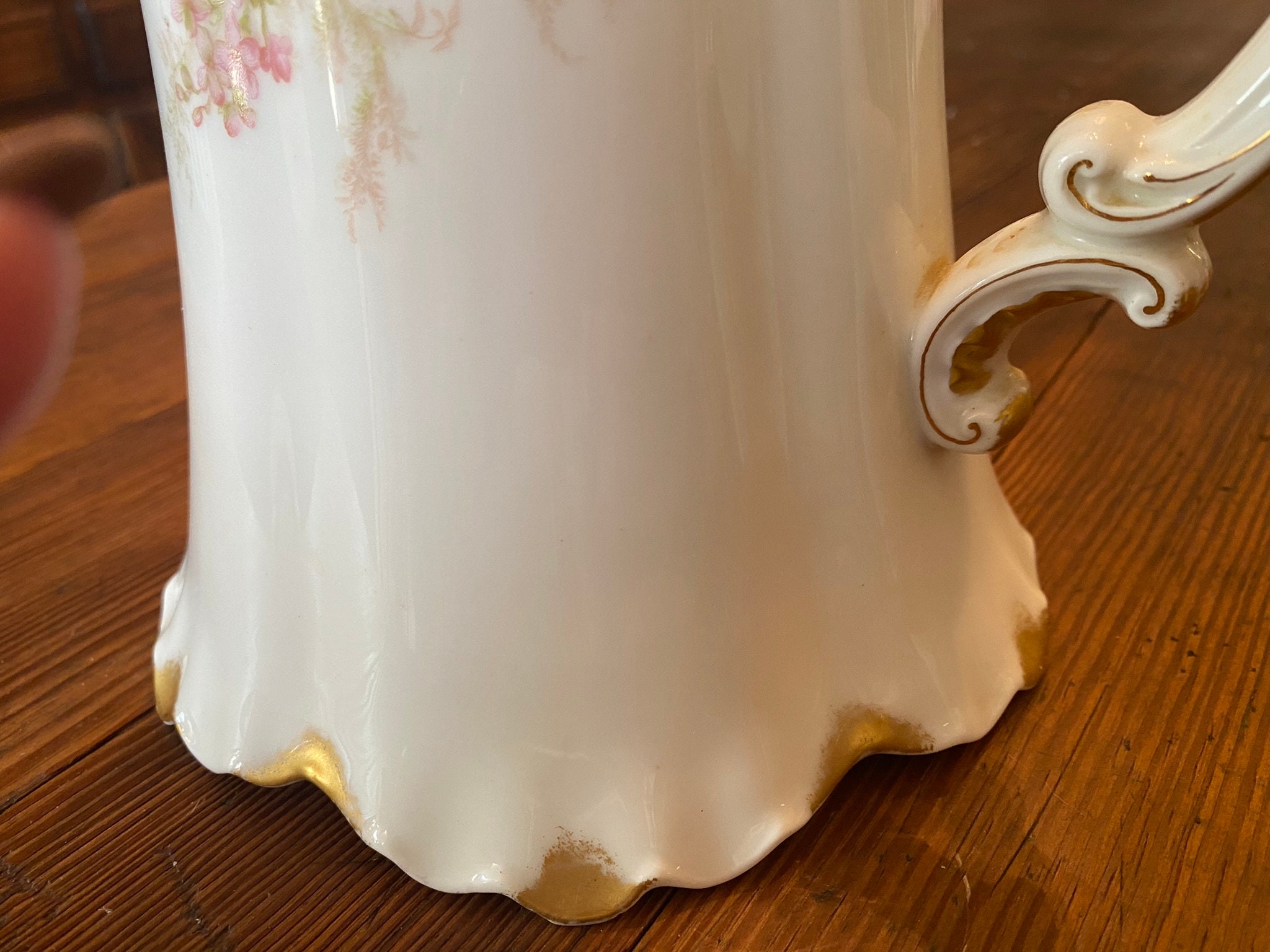 Rare Vintage Haviland Limoges Pitcher French Porcelain 24K Gold Trim - Etsy