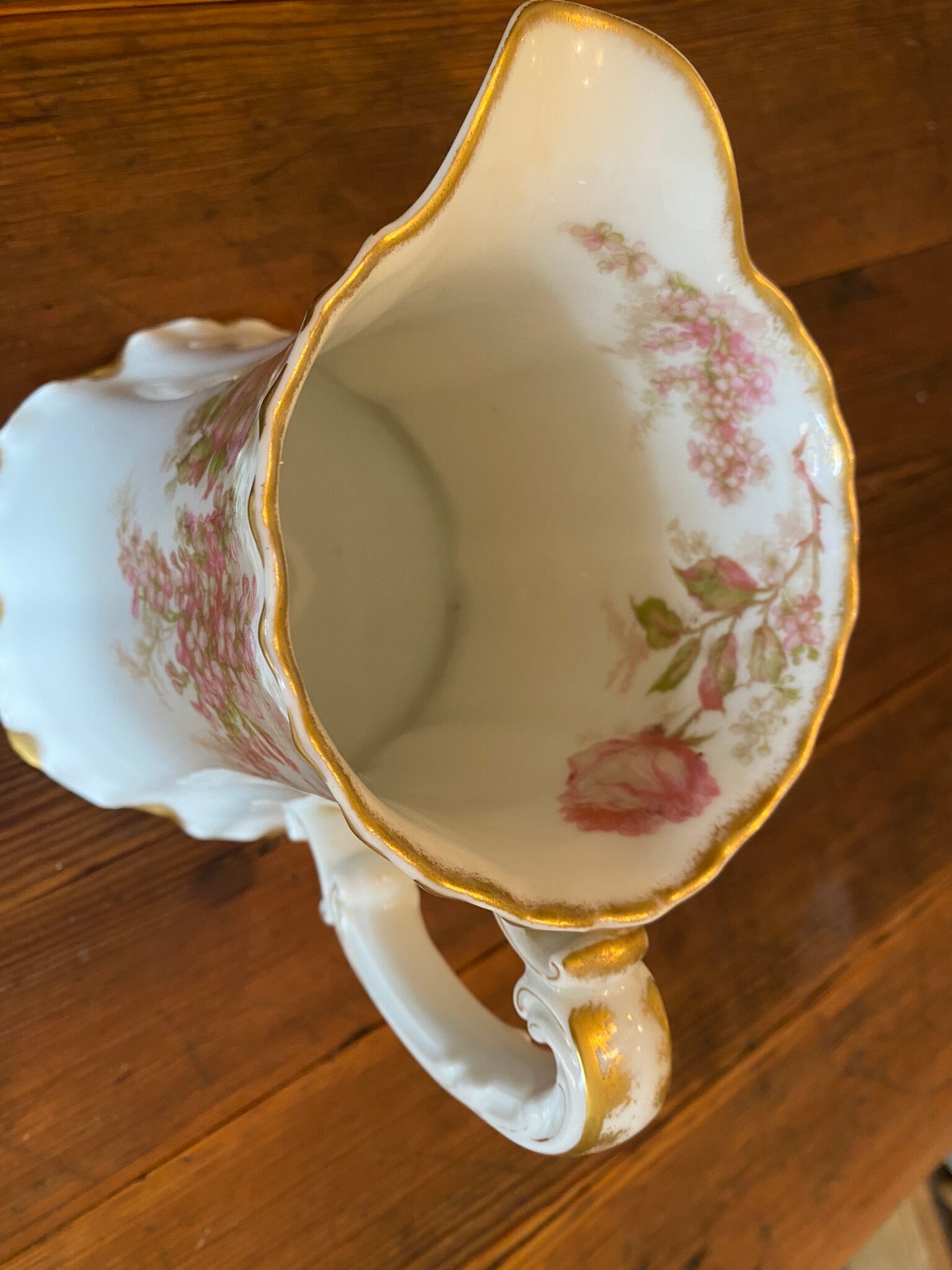 Rare Vintage Haviland Limoges Pitcher French Porcelain 24K Gold Trim - Etsy