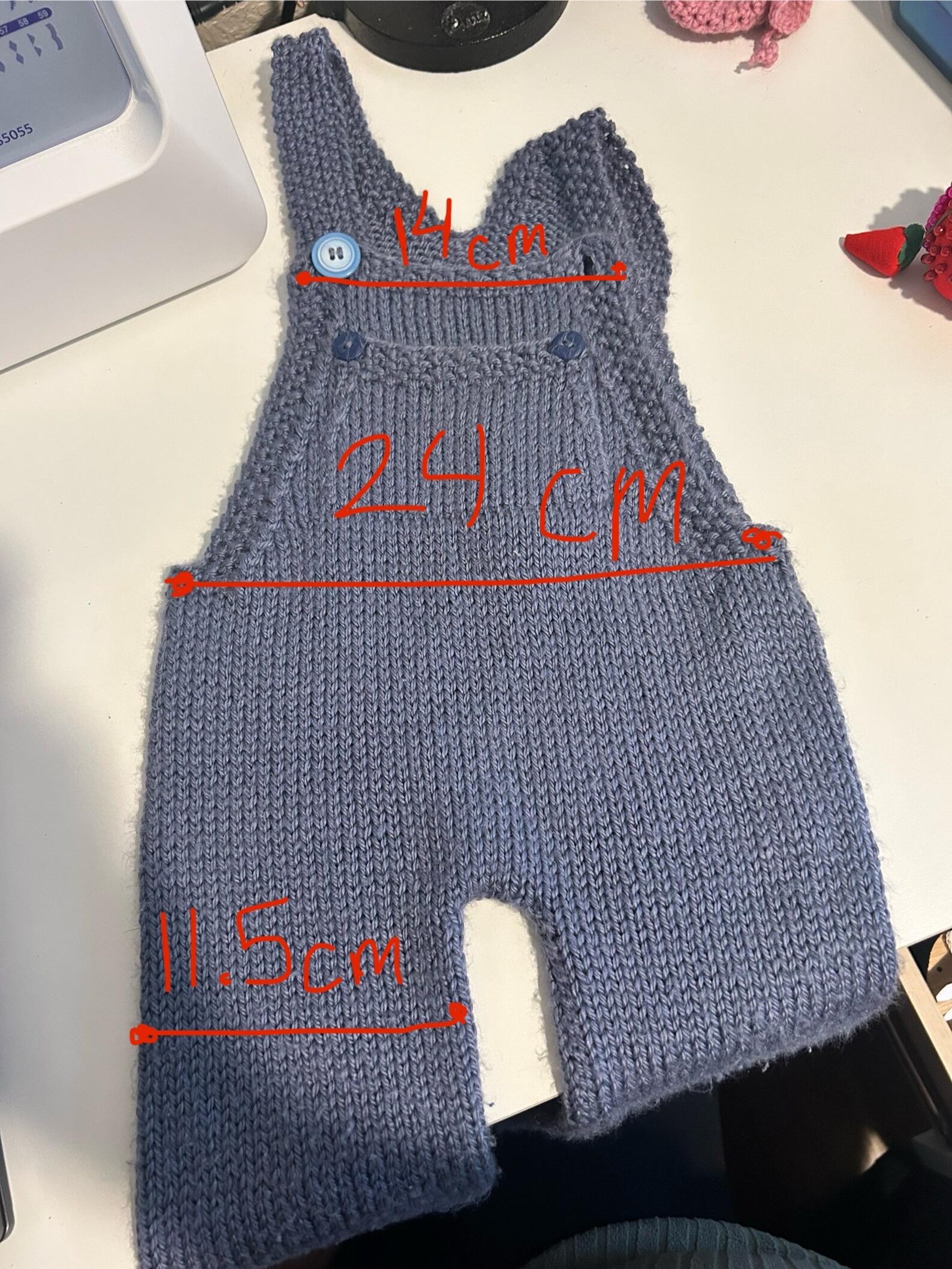 Charlie’s Denim Overalls Knitting Pattern 12-18 Months - Etsy