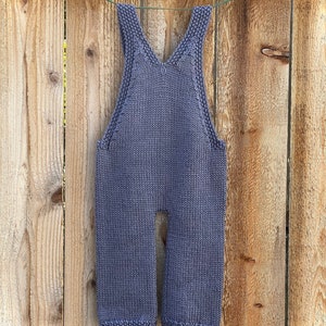 Charlie’s Denim Overalls Knitting Pattern 12-18 Months - Etsy
