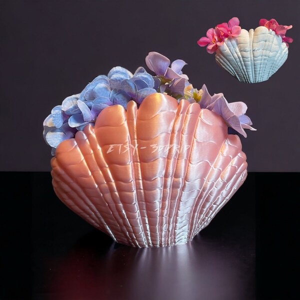 Clam Shell Planter - Etsy