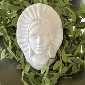 Decorative Wall Planter, Native Girl Flower Pot, Indian American Woman ...