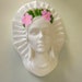 Decorative Wall Planter, Native Girl Flower Pot, Indian American Woman ...
