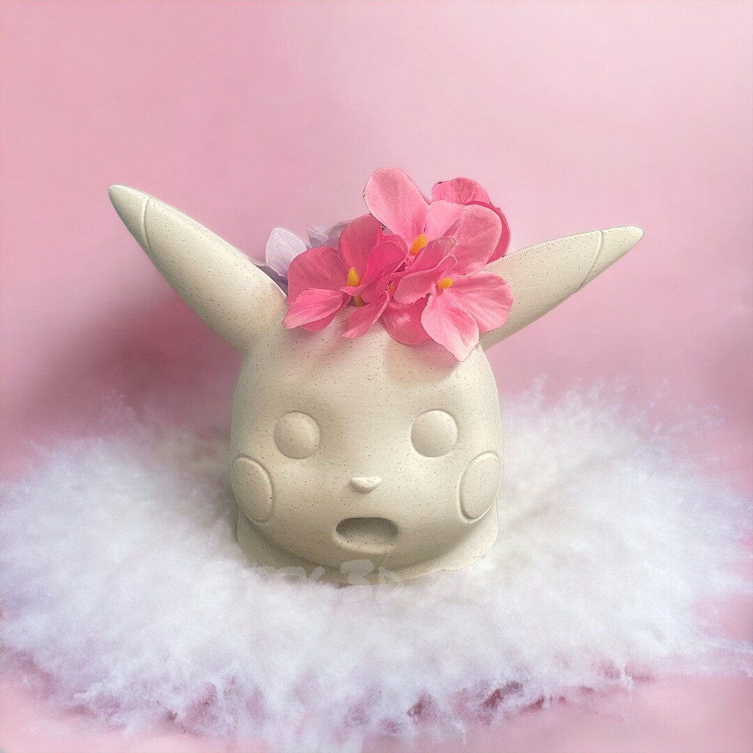 Surprised Shocked Pikachu Pokemon Marble Succulent Planter - Etsy