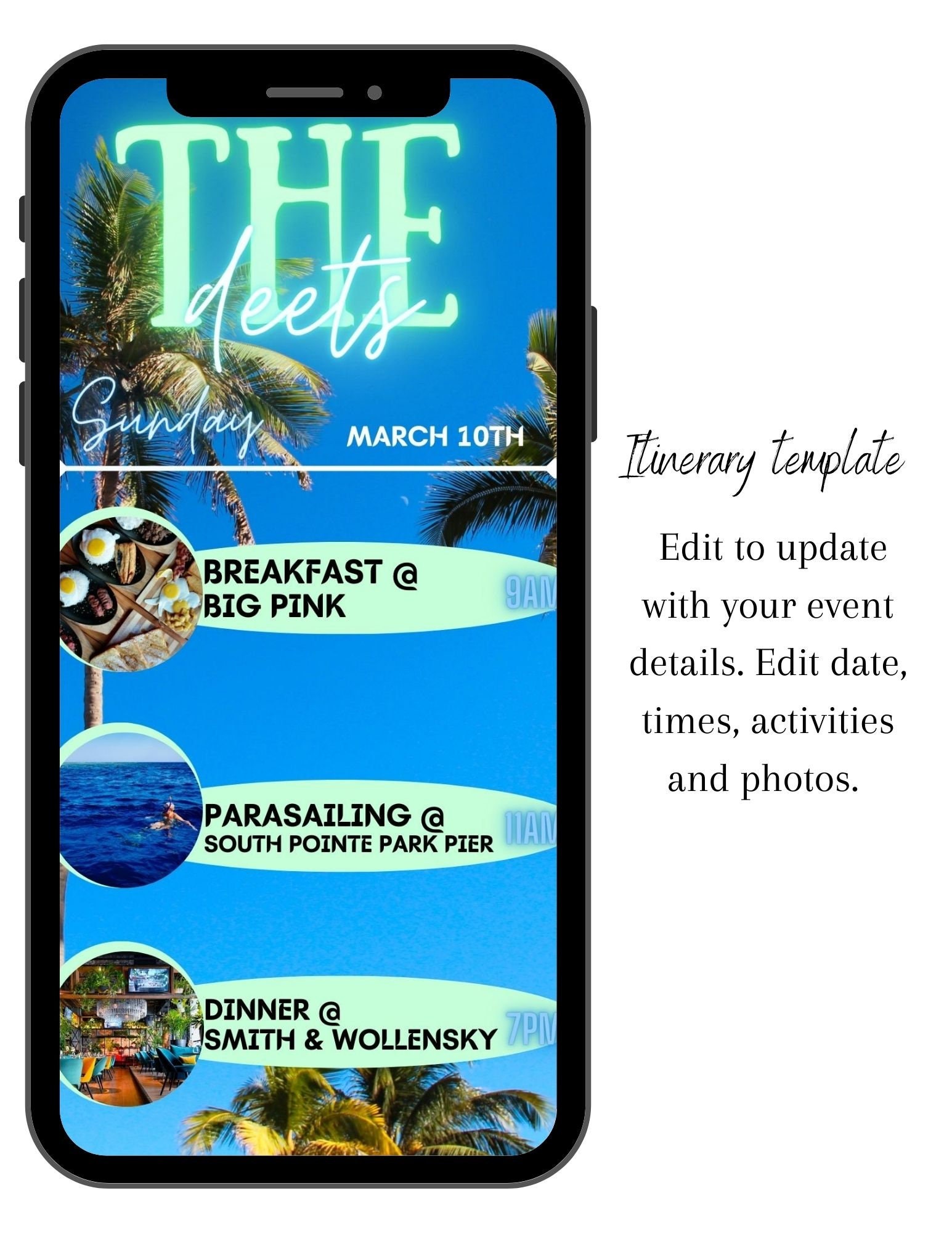 Baecation Invitation Template: Miami Beach Couples Trip (digital) - Etsy