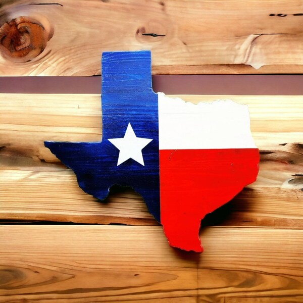 Wooden Texas Flag - Etsy