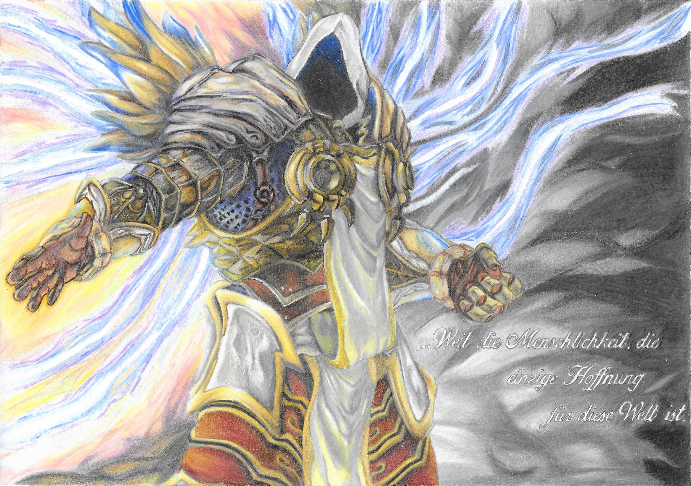 Archangel Tyrael Drawing