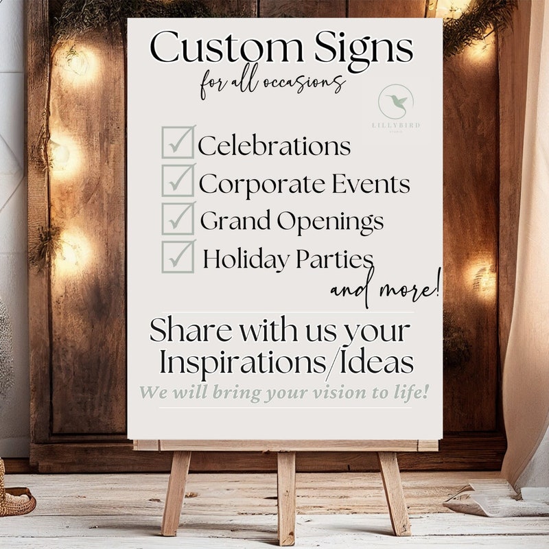 Corporate Event Sign - Etsy
