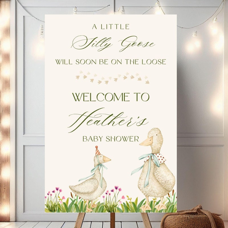 Silly Goose Baby Shower - Etsy
