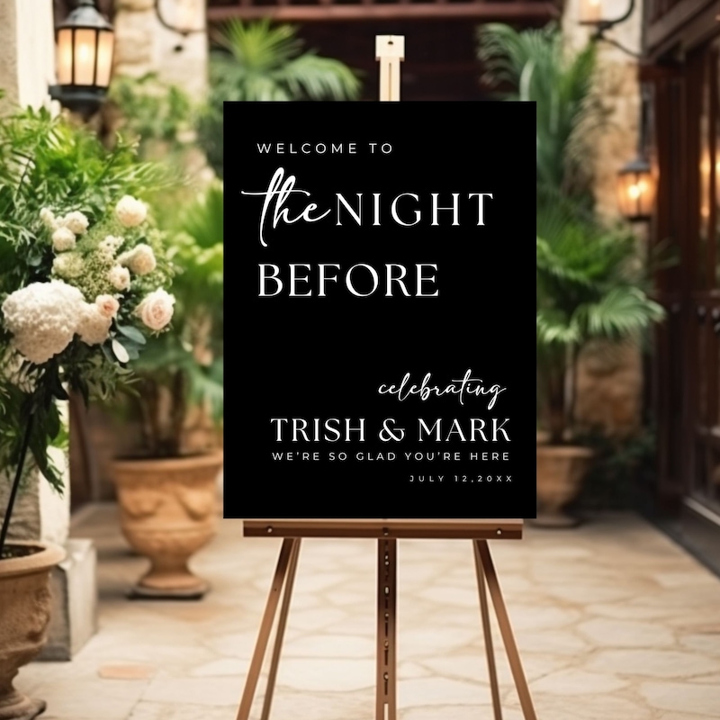 Rehearsal Dinner Sign - Etsy