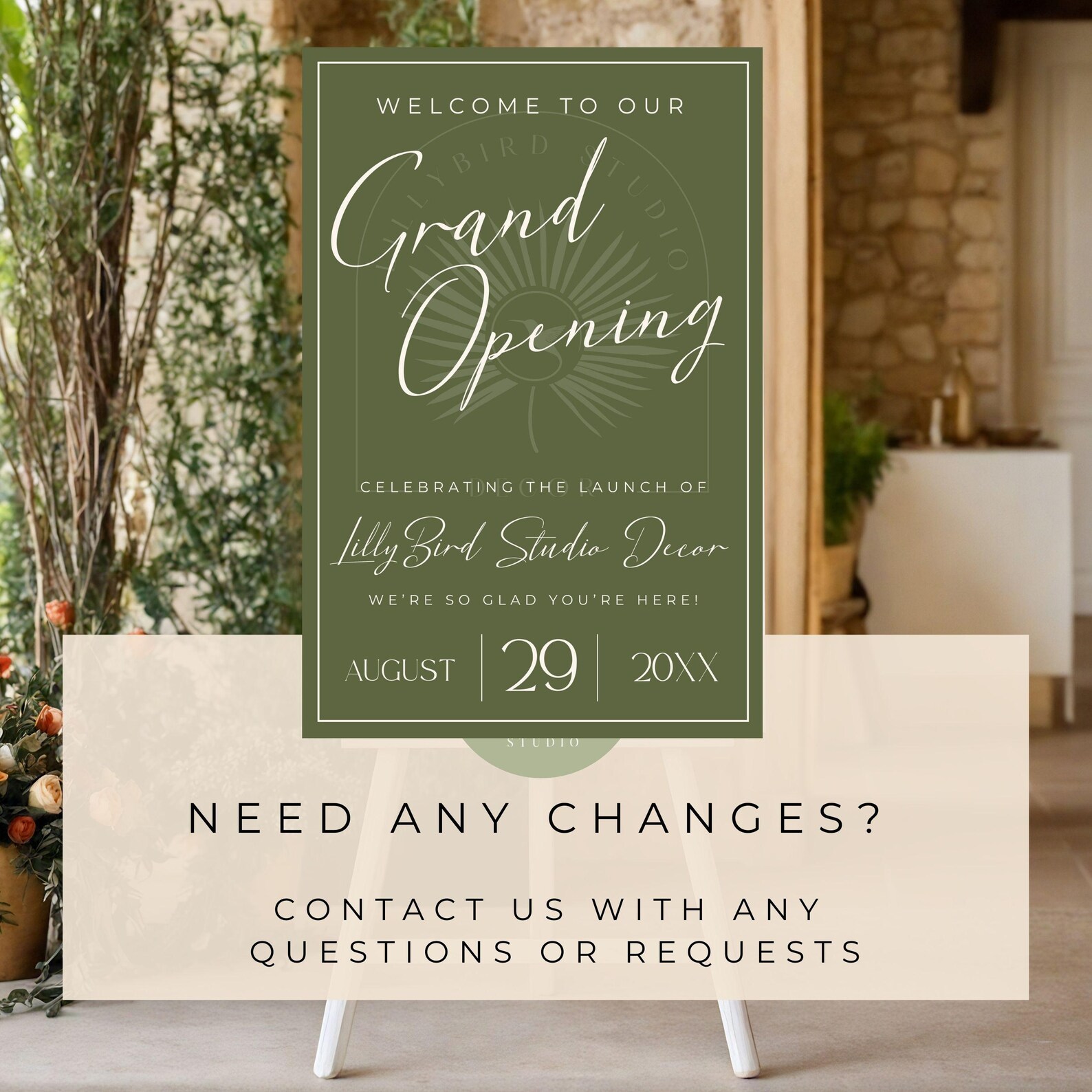 Custom Grand Opening Welcome Sign Custom Shop Launch Sign Commercial ...