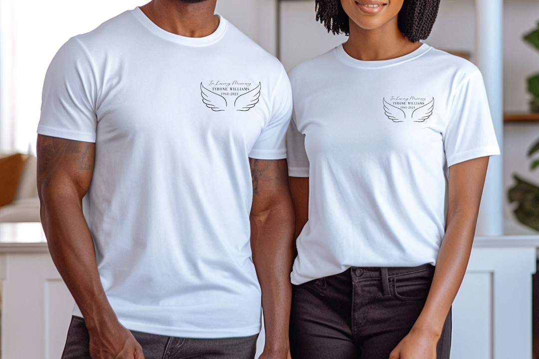 Personalized Memorial Shirts in Loving Memory Tshirt Funeral Shirt ...
