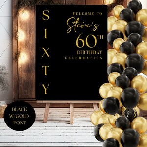 Custom Birthday Party Welcome Sign Any Birthday Celebration Birthday ...