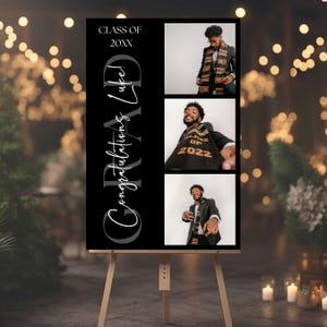 Graduation Party Welcome Sign Custom Photo Grad Party Sign Personalized ...