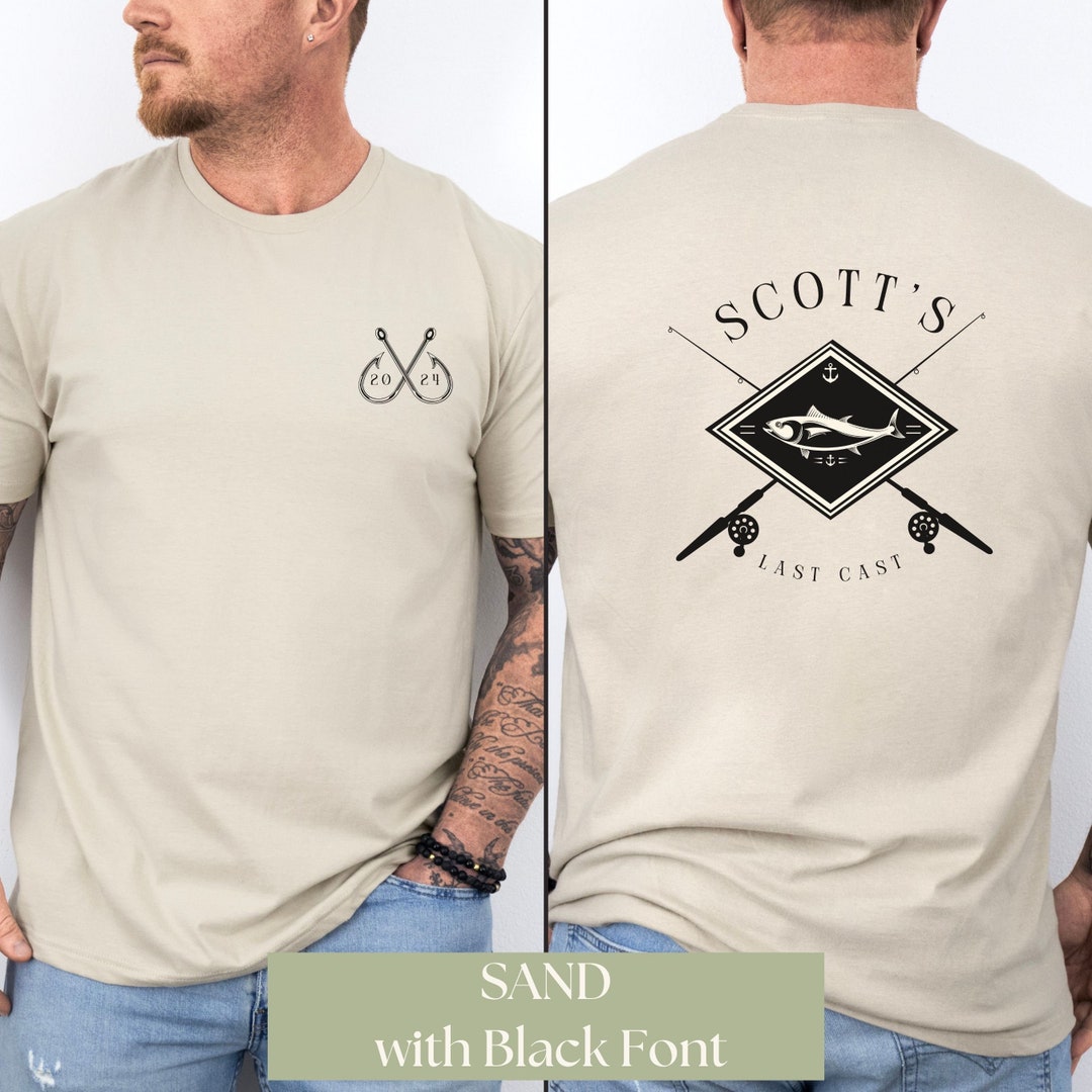 Custom Bachelor Party Shirt Last Cast Wedding Party Shirt Bachelor ...