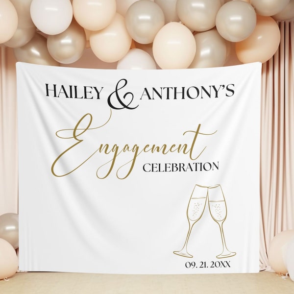 Engagement Backdrop - Etsy