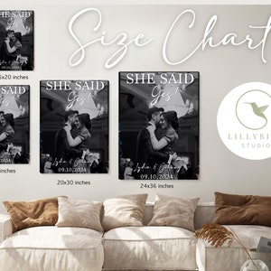 She Said Yes Engagement Party Welcome Sign Custom Photo Welcome Sign ...