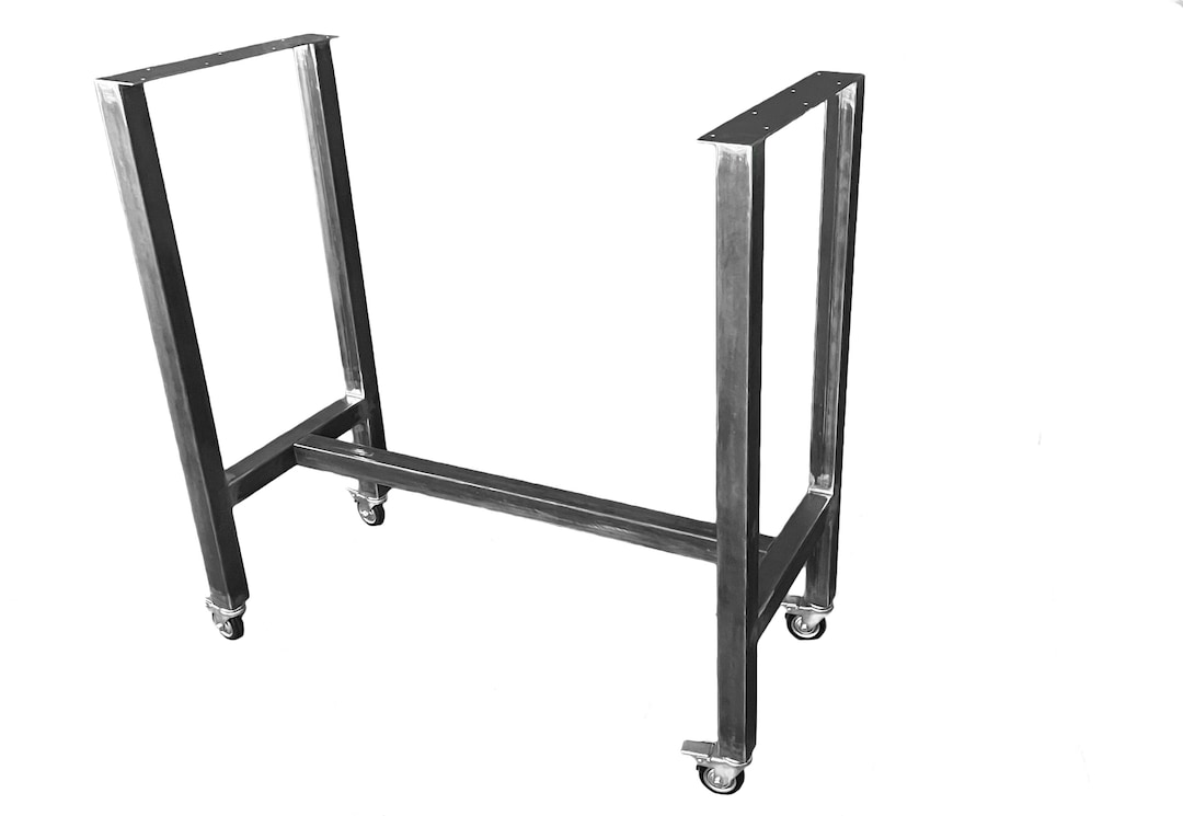 High Bar Table Frame With Wheels, Custom Dimensions - Etsy