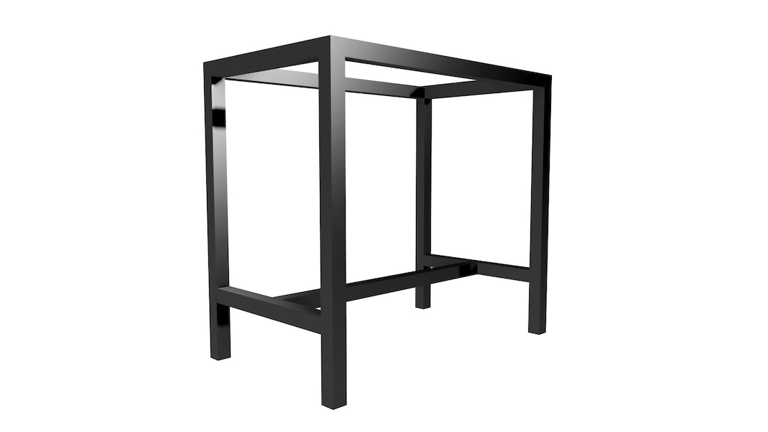 High Bar Table With Three Crossbars, Individual Dimensions - Etsy UK