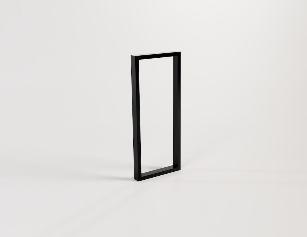 Single Rectangular Table Leg, Steel Profile 60x20, Individual ...
