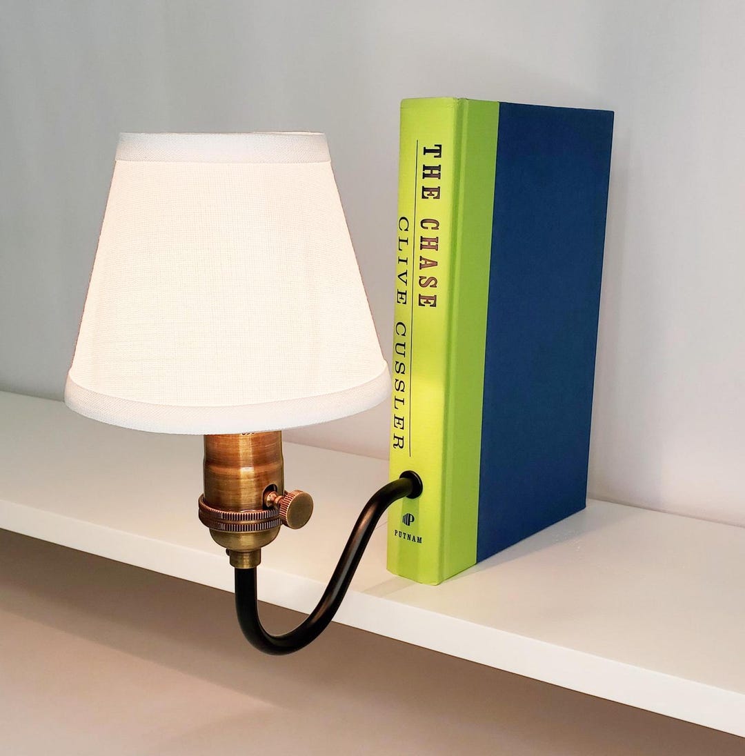 Bookshelf Lamp. Bookcase Light. Bookshelf Decor. Home Library/office ...