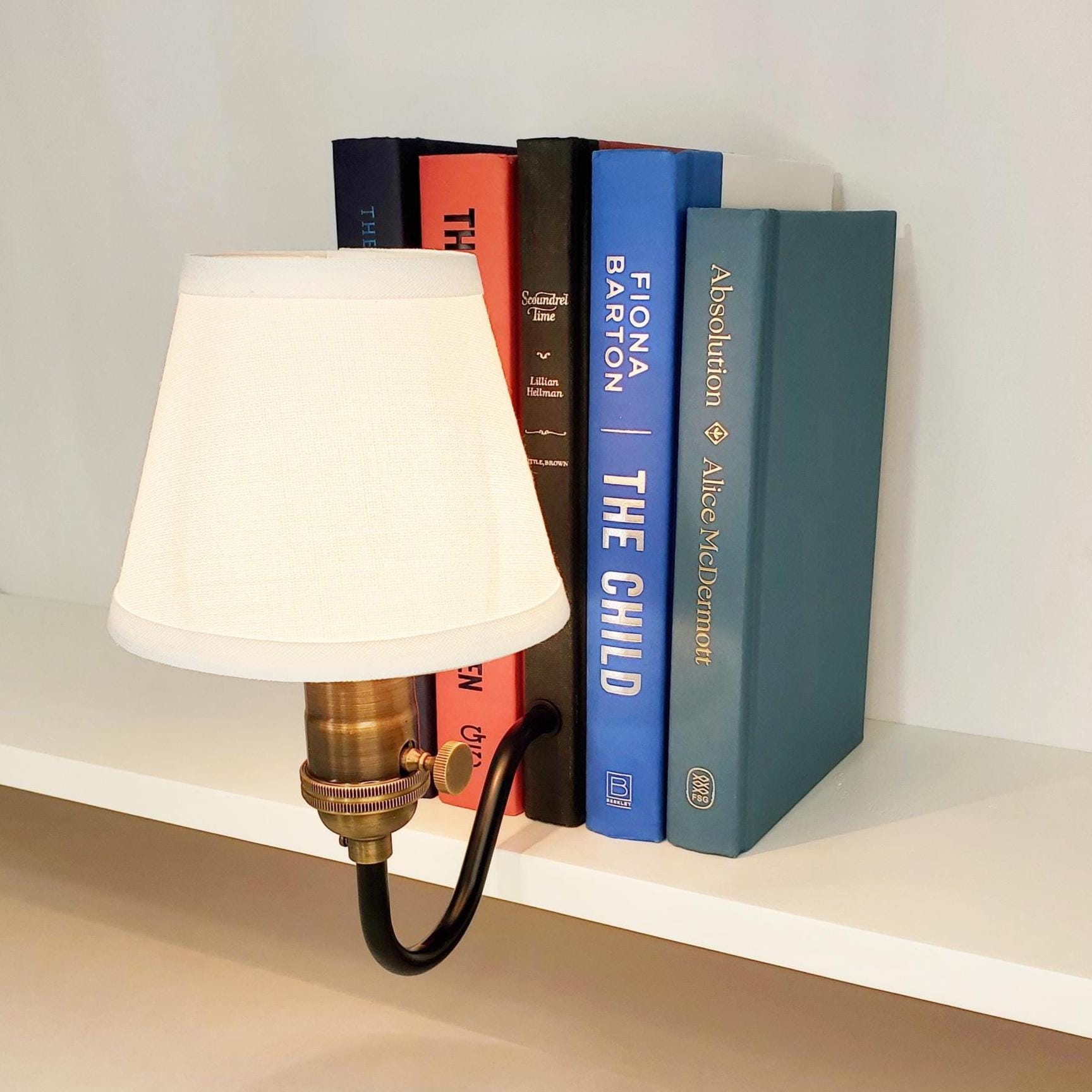 Bookshelf Lamp. Upcycled Book. Bookcase Decor. Reader Gift. Book Lover ...