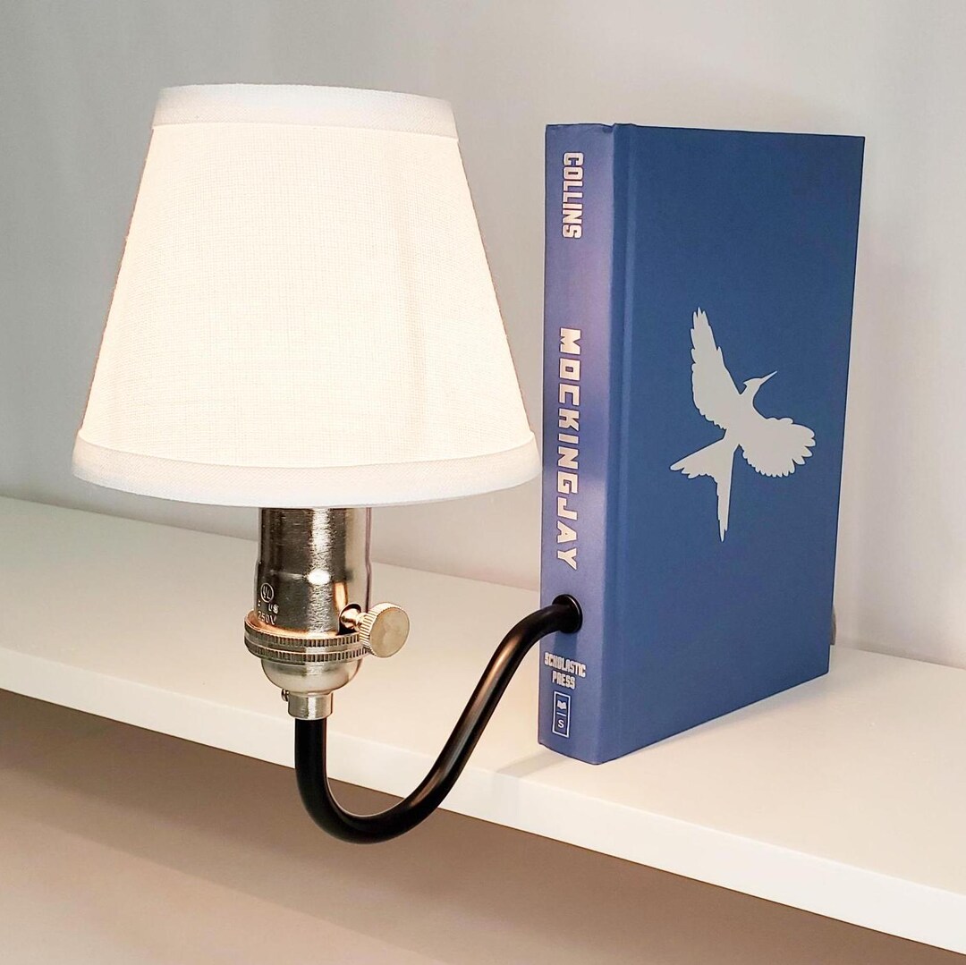 Bookshelf Lamp. Bookcase Light. Bookshelf Decor. Home Library/office ...