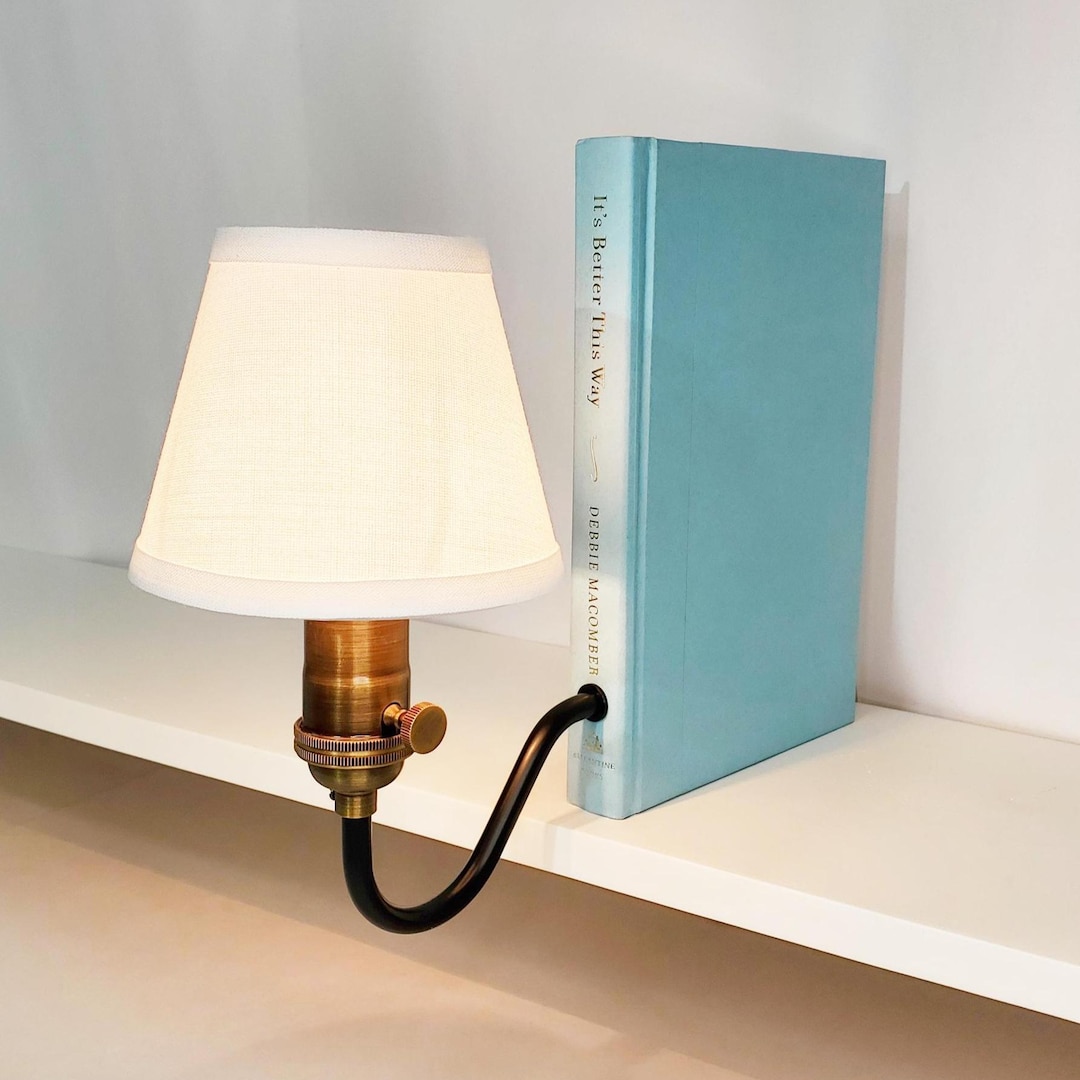 Bookshelf Lamp. Debbie Macomber. Bookcase Decor. Reader Gift. Book ...