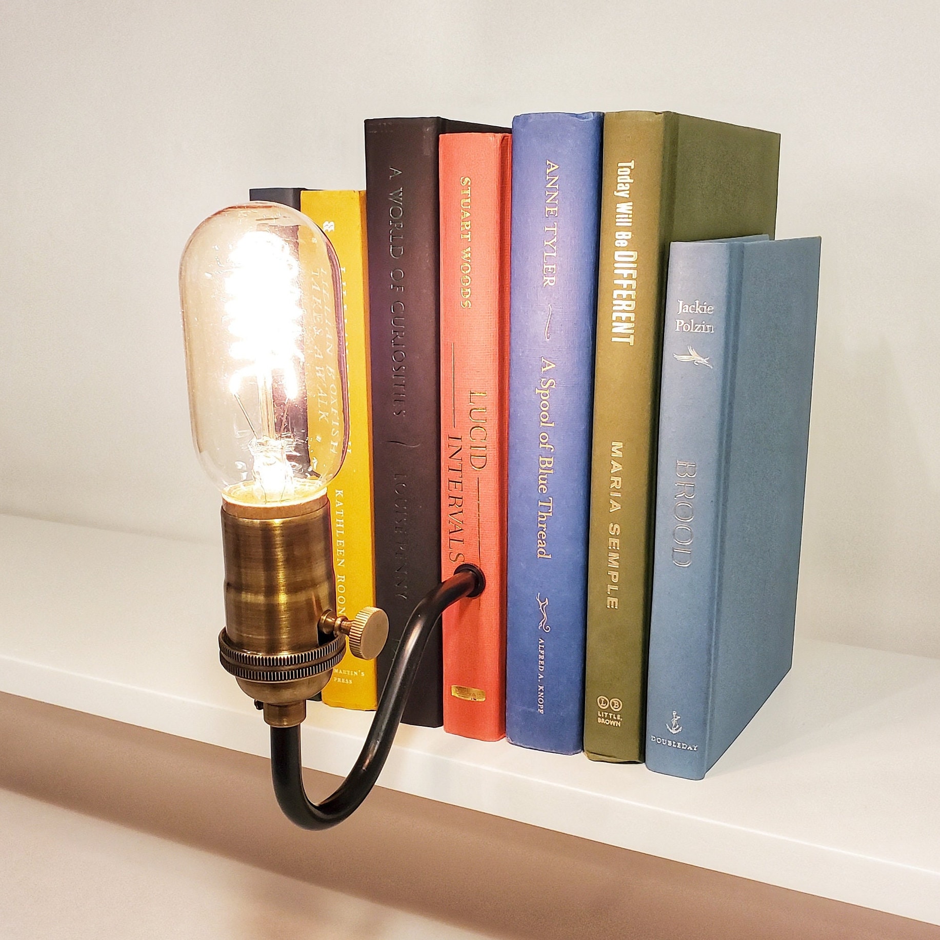 Bookshelf Lamp. Bookcase Light. Ideal for Book Lovers. - Etsy
