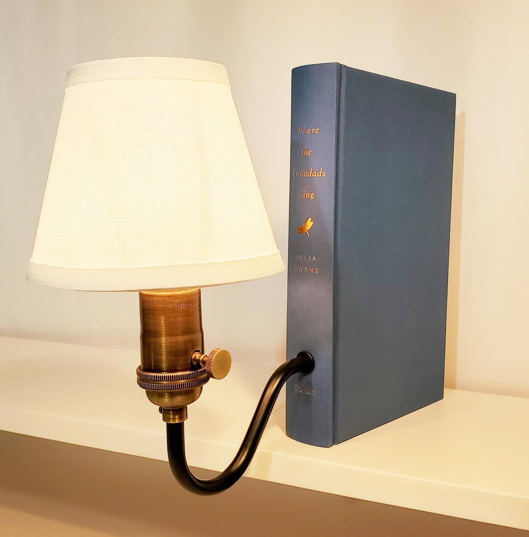 Bookshelf Lamp. Bookcase Light. Bookshelf Decor. Library/office Decor ...