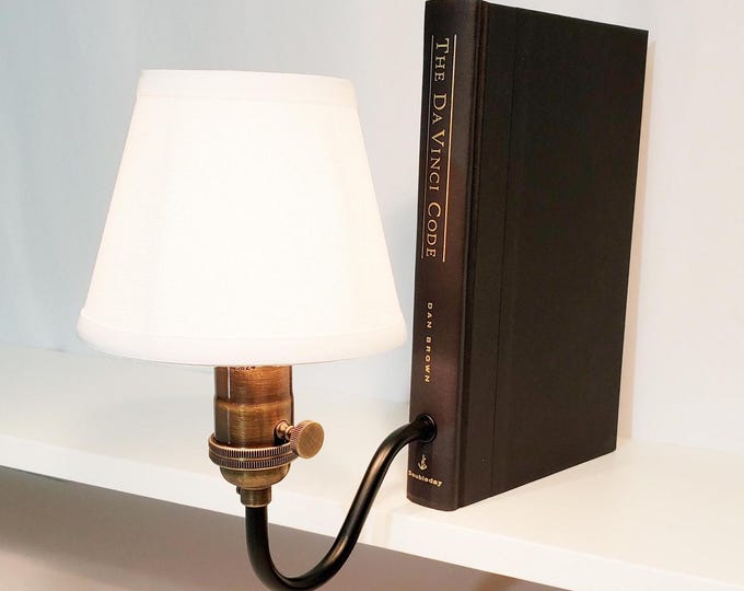 The Da Vinci Code Lamp. Bookshelf Lamp. Bookcase Decor. Reader Gift ...