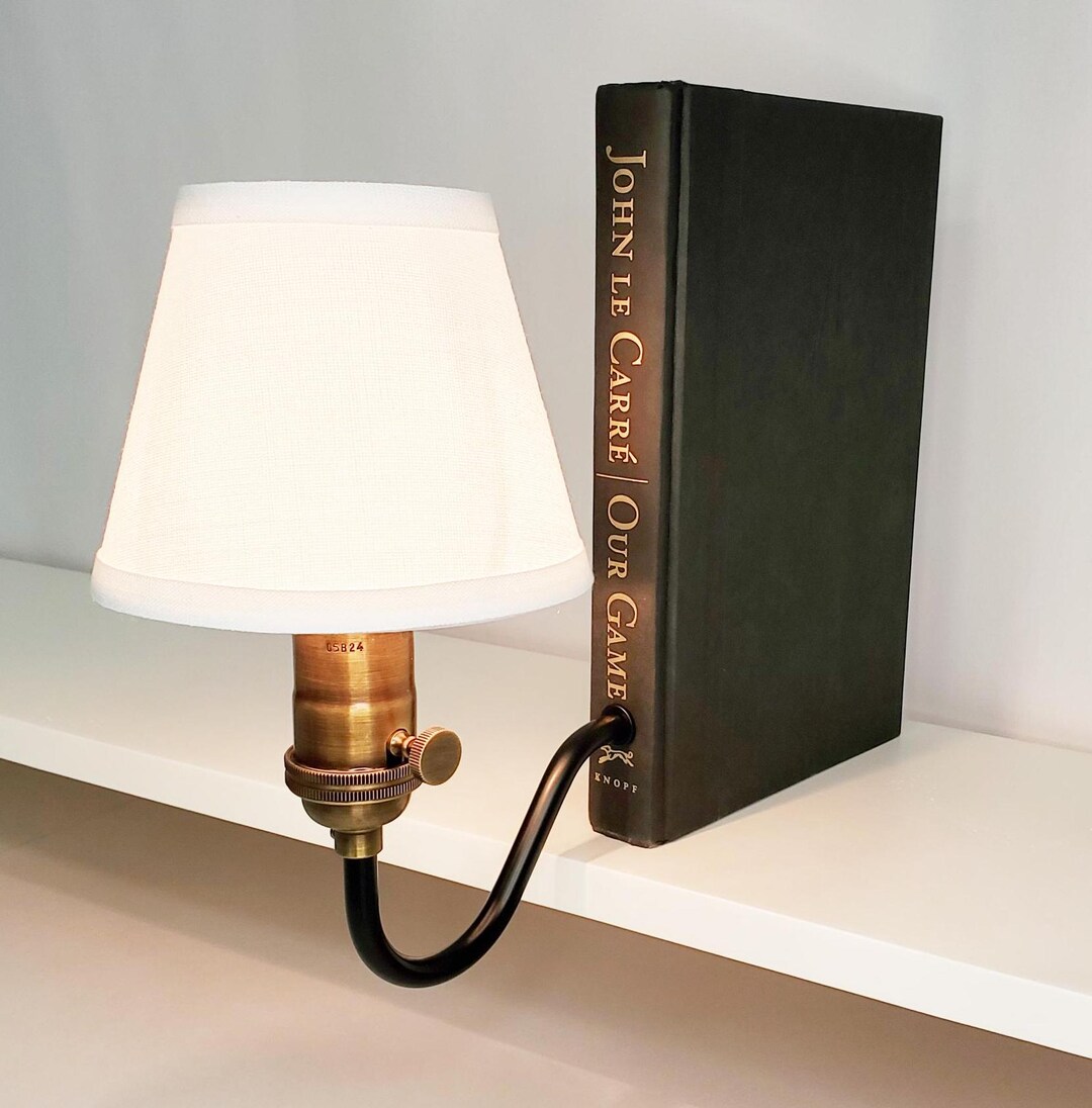 Bookshelf Lamp. Bookcase Light. Bookshelf Decor. Home Library/home ...