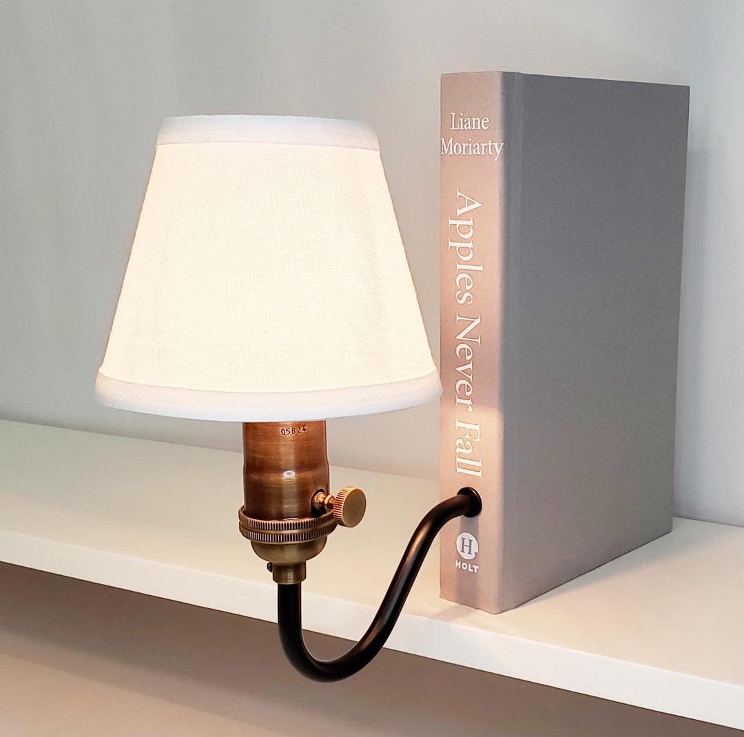 Bookshelf Lamp. Bookcase Light. Bookshelf Decor. Home Library/home ...