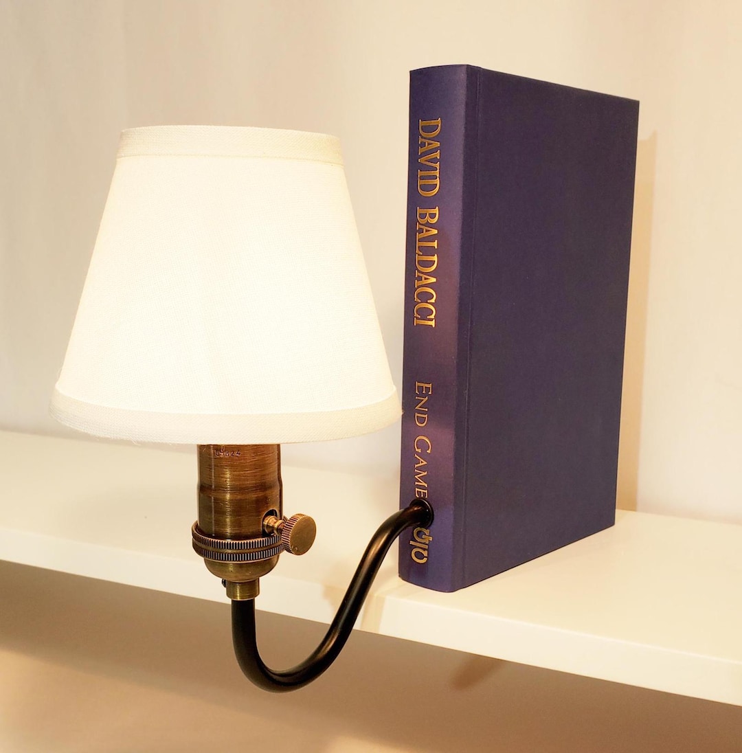 Bookshelf Lamp. Bookcase Light. Bookshelf Decor. Home Library/office ...