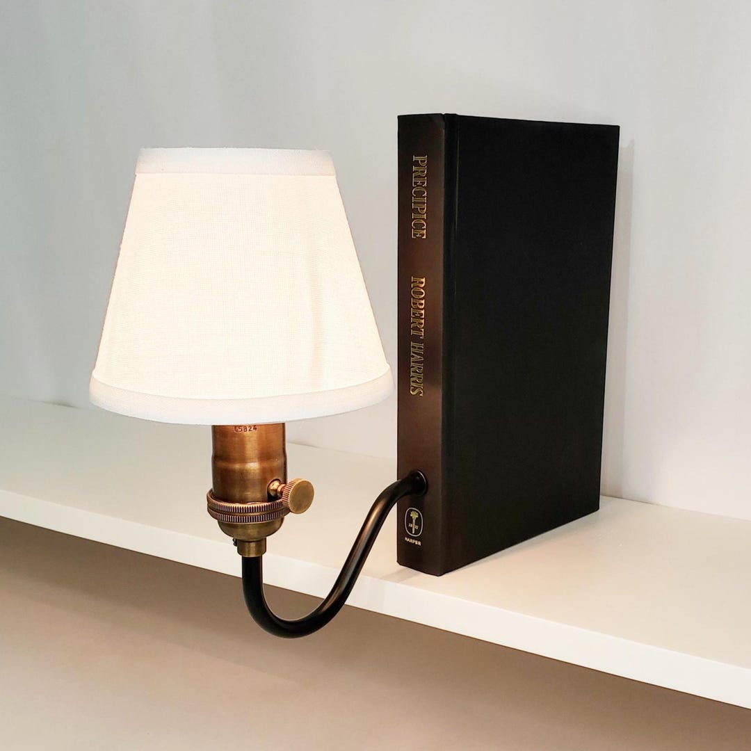 Bookshelf Lamp. Bookcase Light. Bookshelf Decor. Home Library/office ...