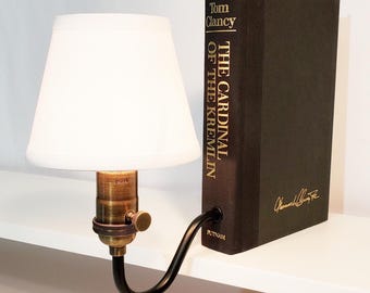 Bookshelf Lamp. Bookcase Light. Bookcase/bookshelf Decor. Library ...