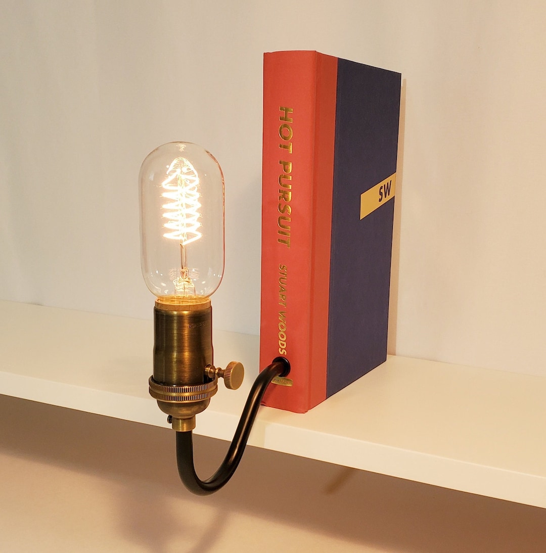 Bookshelf Lamp. Bookcase Light. Bookcase/bookshelf Decor. Library ...